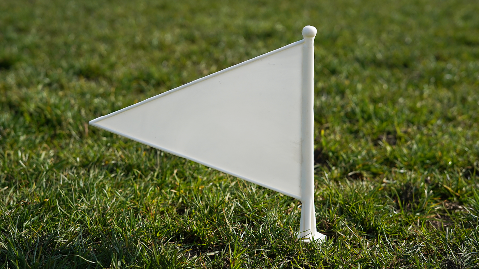 Boundary Flags - White - Stadia Sports
