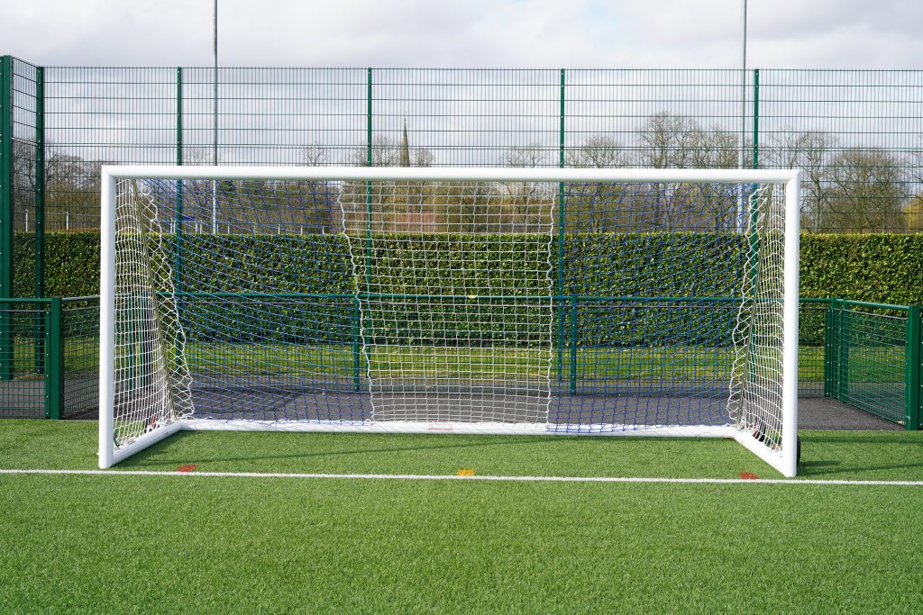 Two Coloured Stadium Football - Nets - Socketed - Vertical