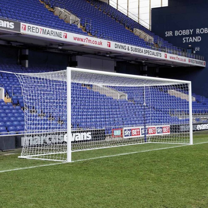24x8ft Stadium Box Goals - Aluminium Package - 32mm Net Rail - Stadia ...