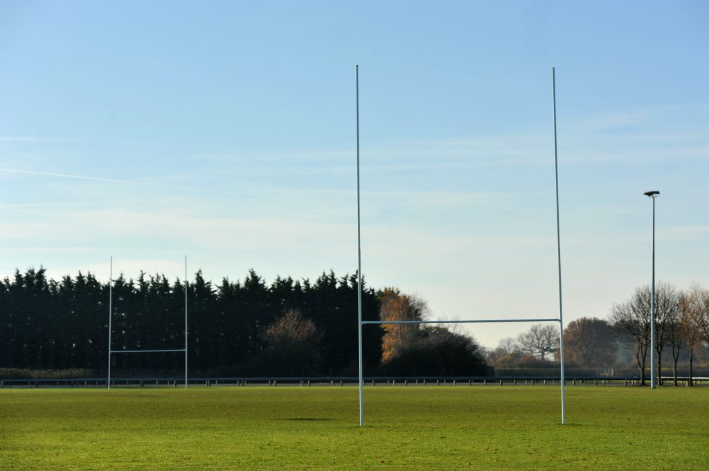 Heavy Duty Hinged Rugby Goals - Mark Harrod Ltd.