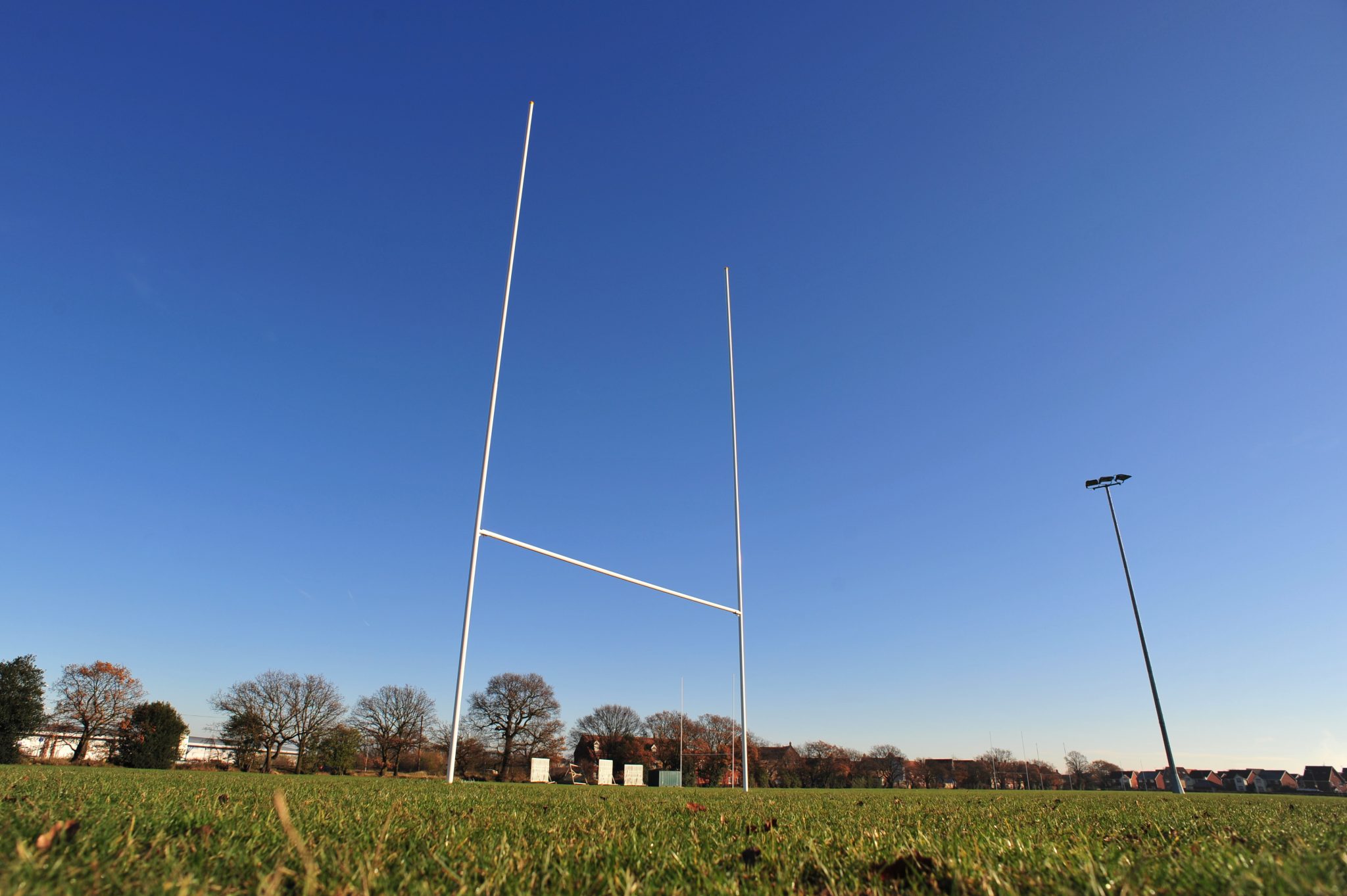 Heavy Duty Hinged Rugby Goals - Mark Harrod Ltd.