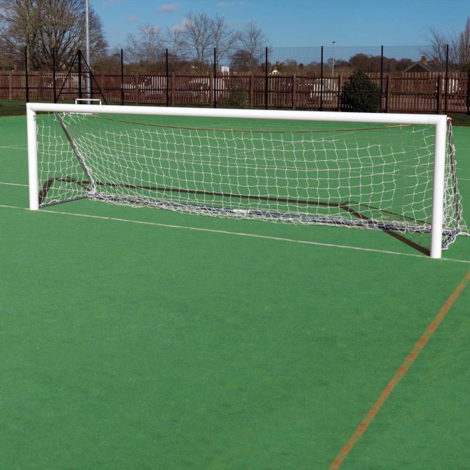 16x4ft Aluminium Folding Goals - Counterweight Package - Stadia Sports