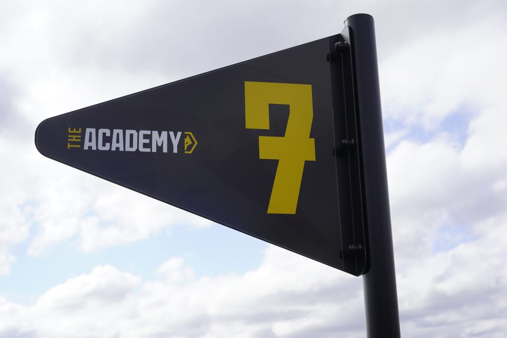 Steel Pitch Marker Sign - Stadia Sports