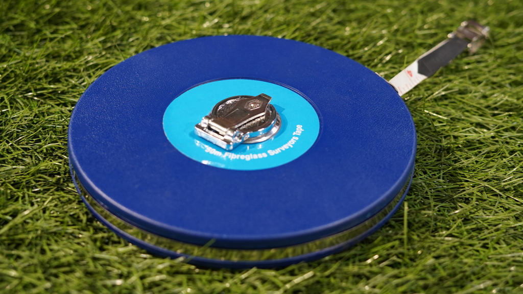 50m Fibreglass Surveyors Tape - Stadia Sports