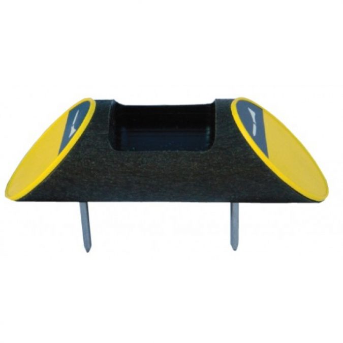 Log Shaped Broken Tee Caddy Plain Ends Recycled Plastic Stadia Sports