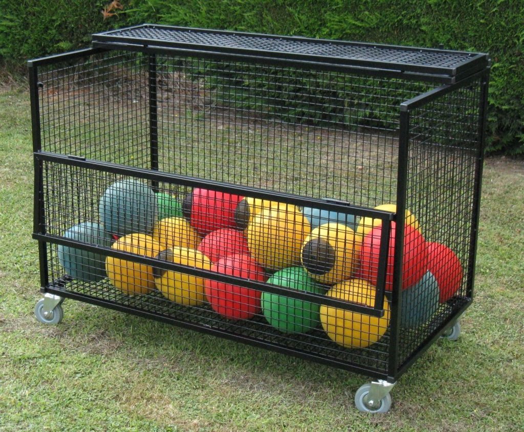 Lockable Mesh Storage Trolley - Stadia Sports